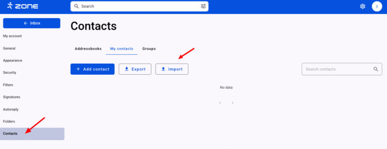 Webmail.ee FAQ - Zone Help